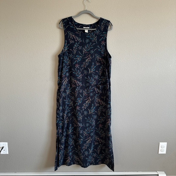 Christopher & Banks | Dresses | Vintage Christopher Banks Blue Floral ...